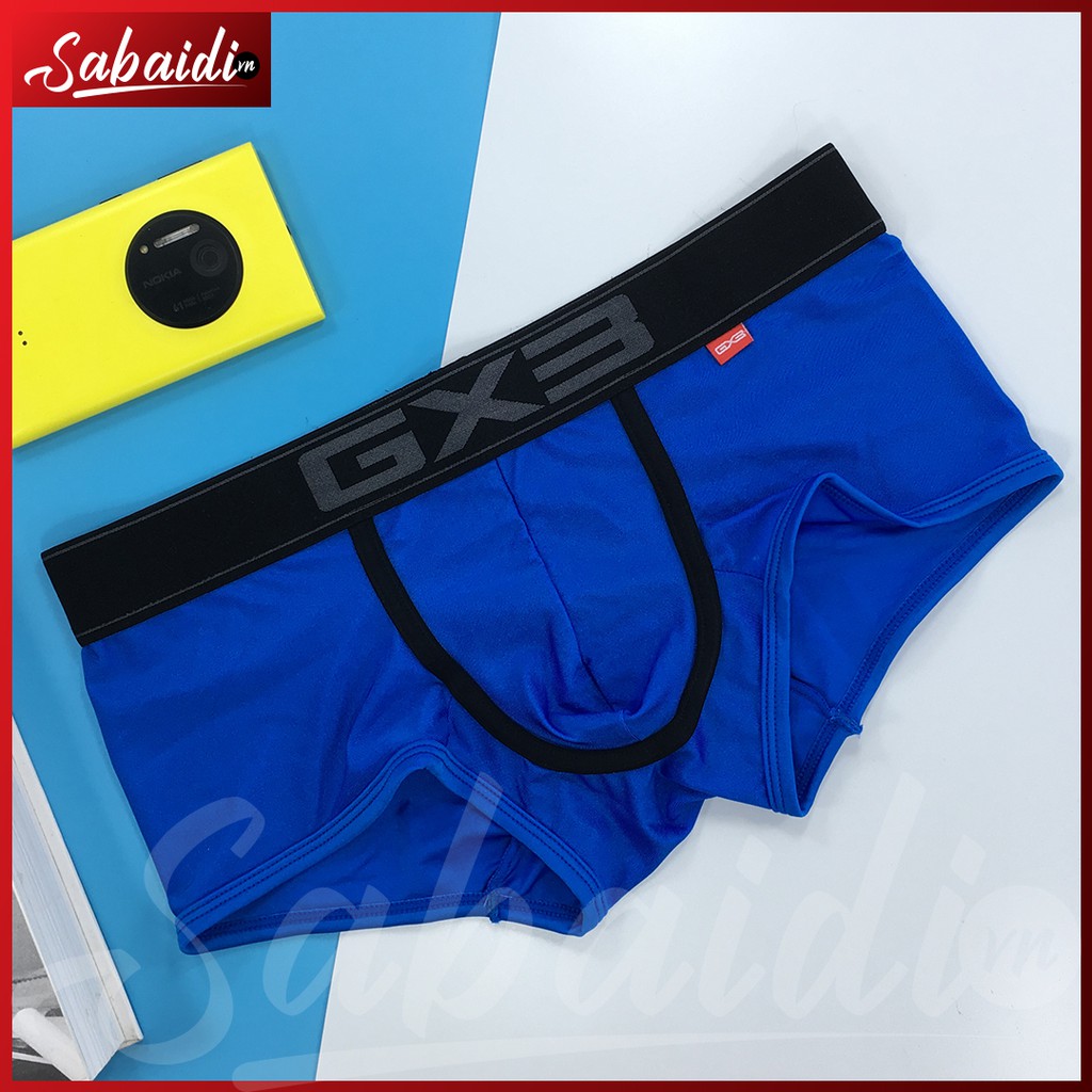 Quần lót nam boxer GX3 xanh dương | Shopee Việt Nam