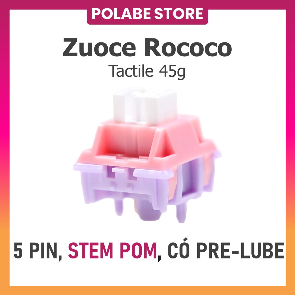 Zuoce ROCOCO R2 tactile switch công tắc bàn phím cơ Zuoce switch Polabe Store | Shopee Việt Nam