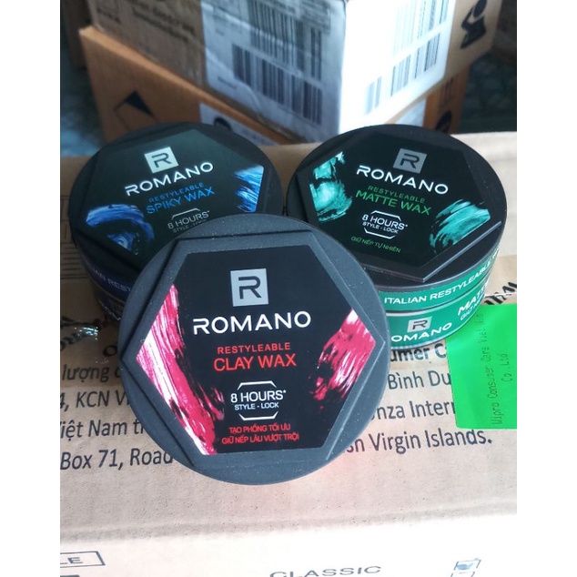SÁP TẠO KIỂU TÓC ROMANO WAX 68g | Shopee Việt Nam