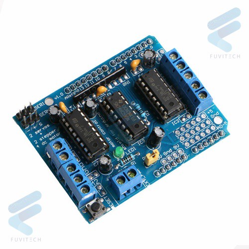 Arduino Motor Shield L293D - Mô-đun điều khiển động cơ- Điện tử 2T ...