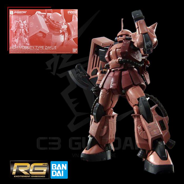 [P-Bandai] RG 1/144 HIGH MOBILITY TYPE ZAKU II (TEAM MONSTRE CUSTOM) ĐỒ ...