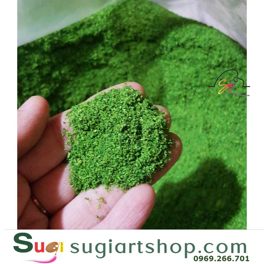Bột cỏ làm cây mô hình, bột làm cỏ mô hình, Bột cỏ xốp -Mô Hình [ Sugi ...