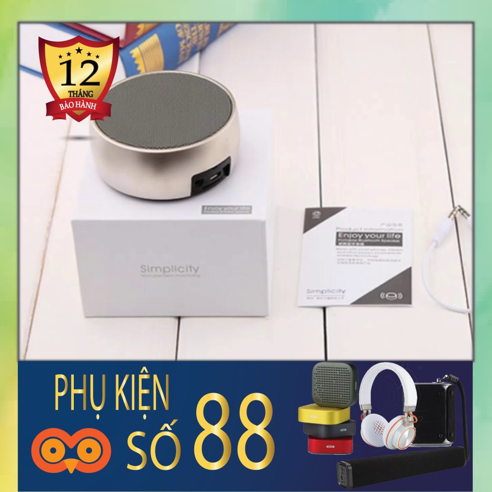 Loa Bluetooth Mini Simplicity BS-01 – CHÍNH HÃNG – BẢO HÀNH 12 THÁNG ...