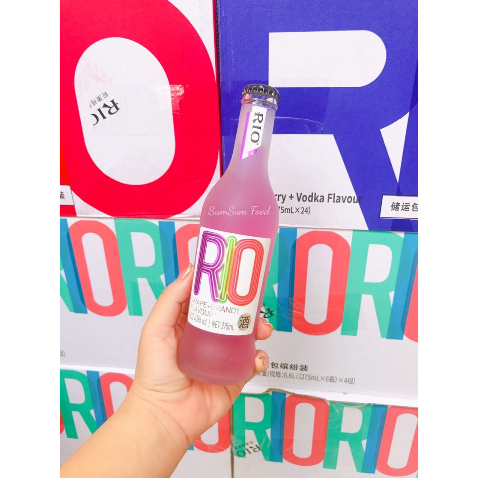 Rio Nước Trái Cây Cocktail Chai 275ml 🥂Mẫu Mới 🥂Nước Hoa Quả | Shopee ...