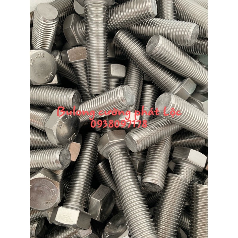 bulong inox 304 12x100 sủ dụng cờ Lê 19 chưa kèm con tán | Shopee Việt Nam