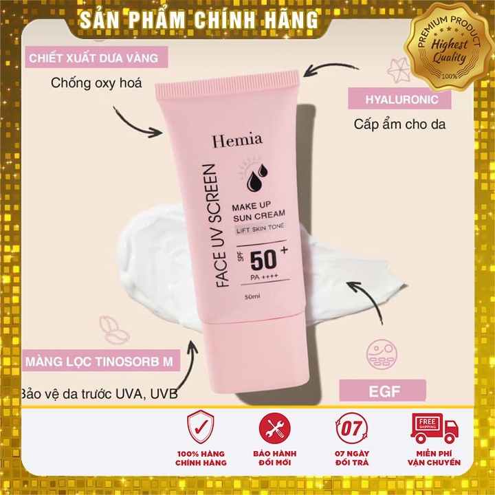 [Chính Hãng] kem chống nắng Hemia dành cho mặt ( Hemia Hàn Quốc ) Hemia ...