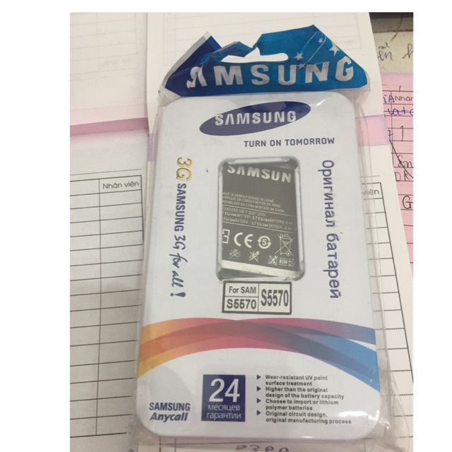 Pin samsung s5570/galaxy mini xịn hộp(không bảo hành) | Shopee Việt Nam