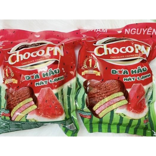 Bánh chocopie Bông Lan Phủ socola hương dưa hấu/chocolate | Shopee Việt Nam
