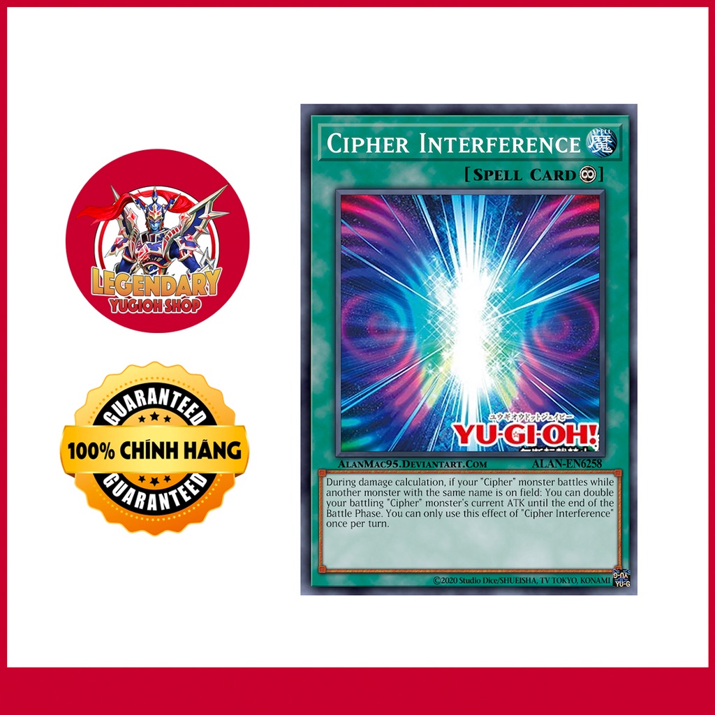 [EN][Thẻ Bài Yugioh Chính Hãng] Cipher Interference | Shopee Việt Nam
