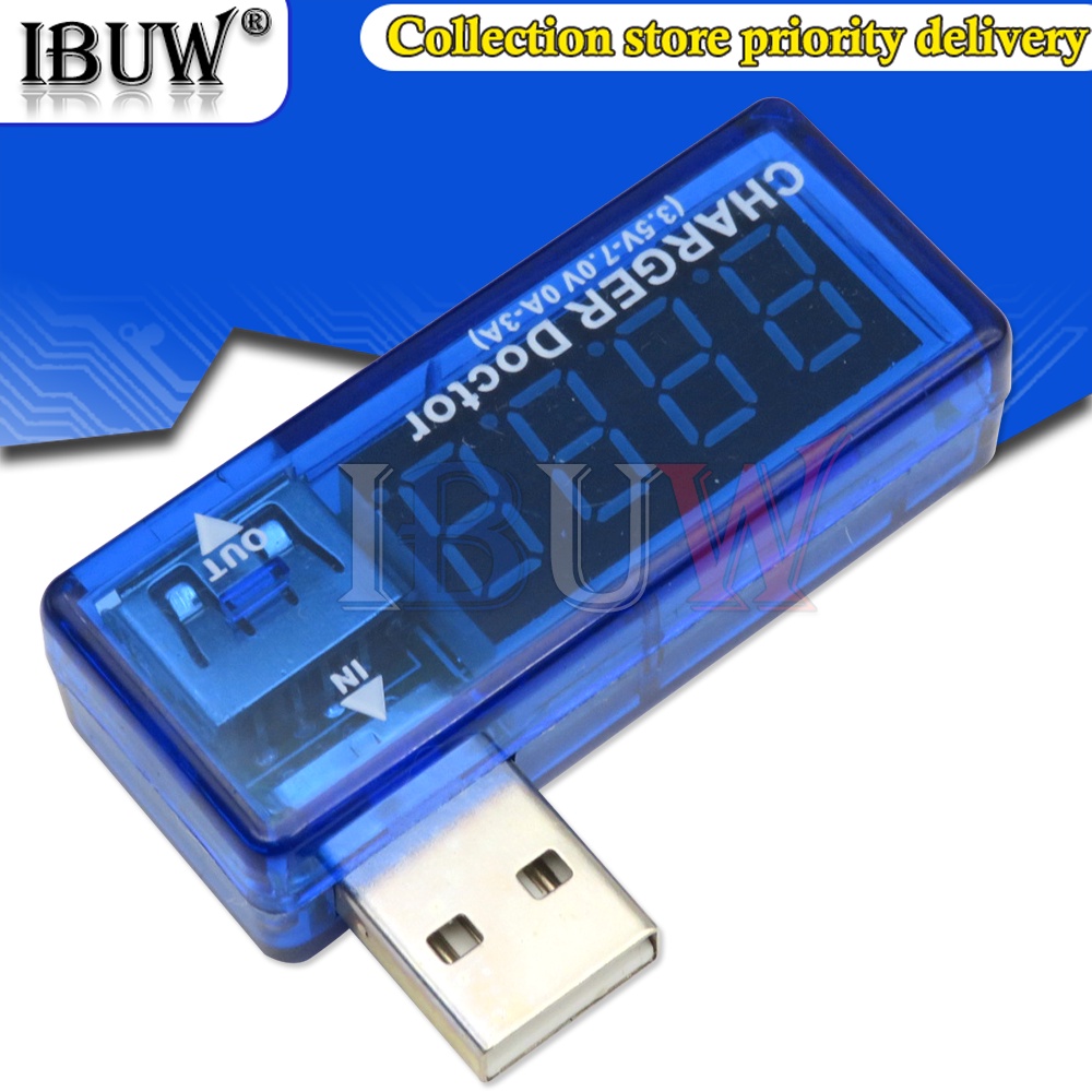 1 Chiếc USB Kiểm Tra Dòng Điện Áp Suất Sạc Mini USB Trong Suốt | Shopee ...