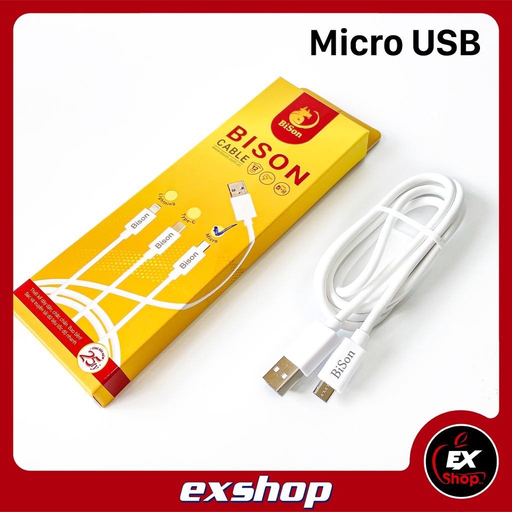 Cáp Sạc Bison cổng Micro USB | Shopee Việt Nam
