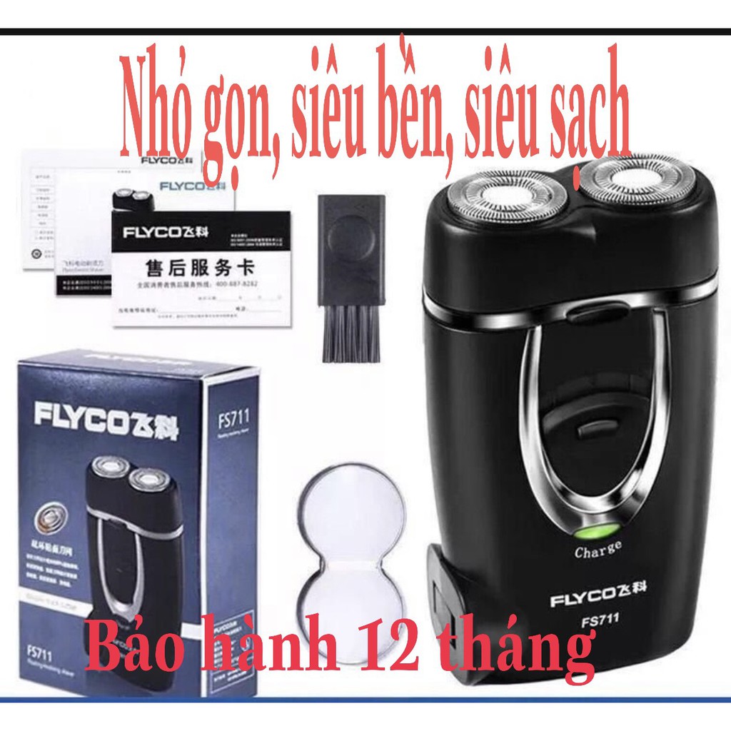 Máy Cạo Râu Flyco FS 711 Nhỏ Gọn Hàng Chính Hãng Bảo Hành 12 Tháng ...