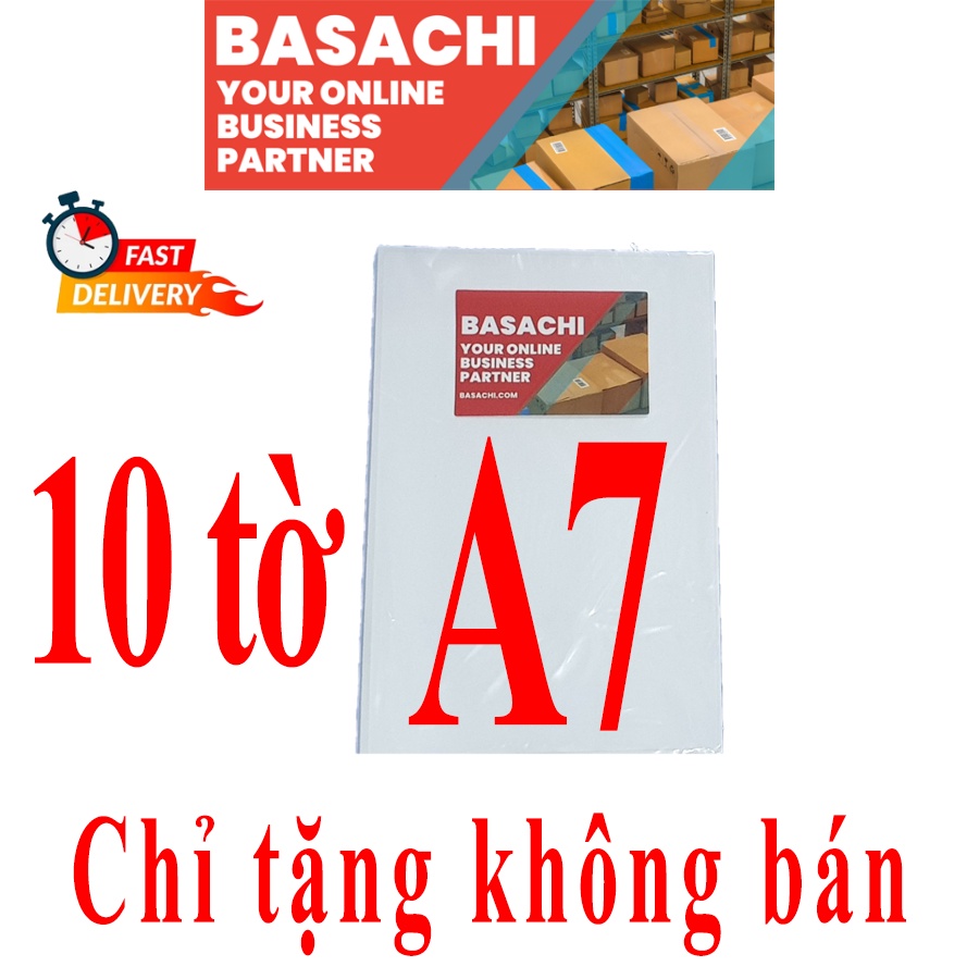 [Quà tặng] Giấy In Nhiệt BASACHI decal nhiệt tem nhiệt tự dính hóa đơn ...