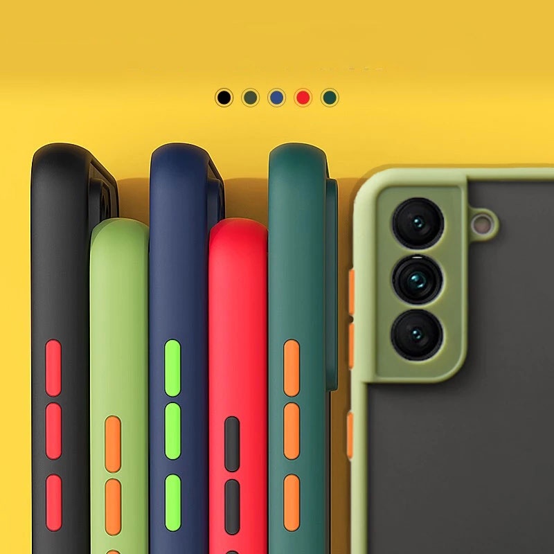 Ốp Điện Thoại Màu Trong Suốt Mặt Nhám Chống Sốc Thời Trang Cho Samsung ss Galaxy S21 S20 FE ...