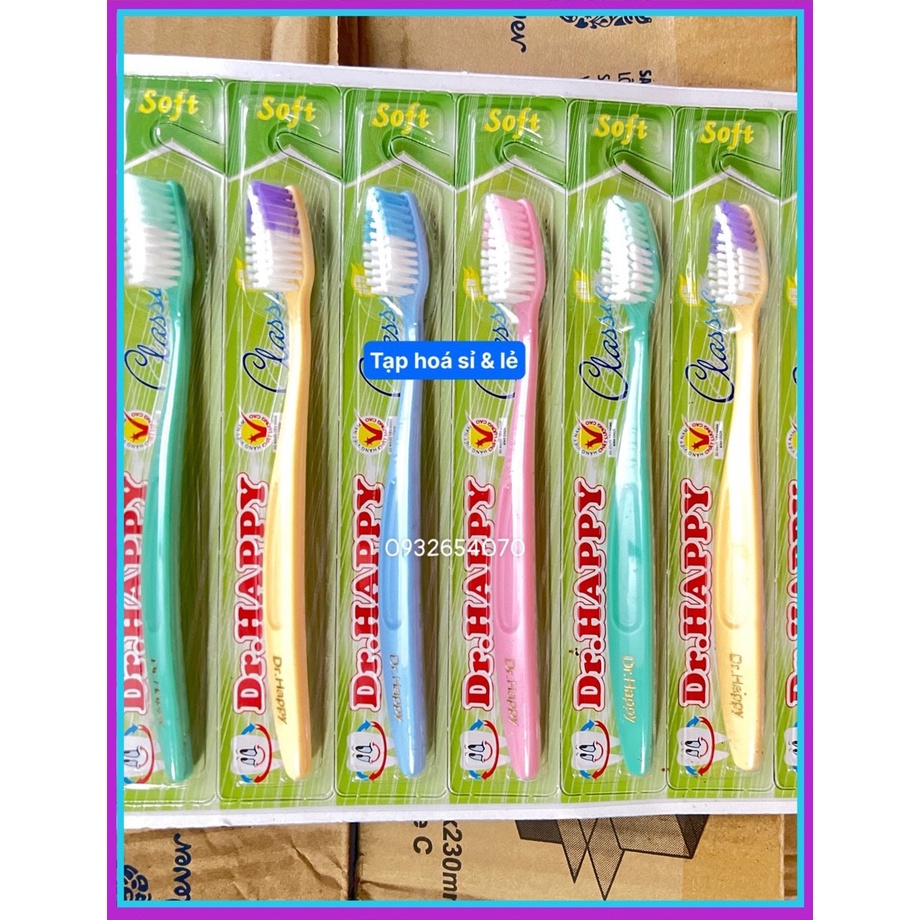 6 cây bàn chải dr happy soft | Shopee Việt Nam