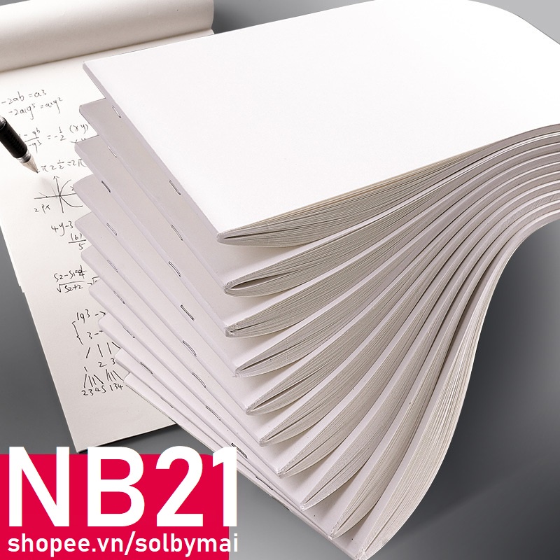NB21 Tập giấy nháp đa năng không bìa 40 trang đóng ghim | Shopee Việt Nam