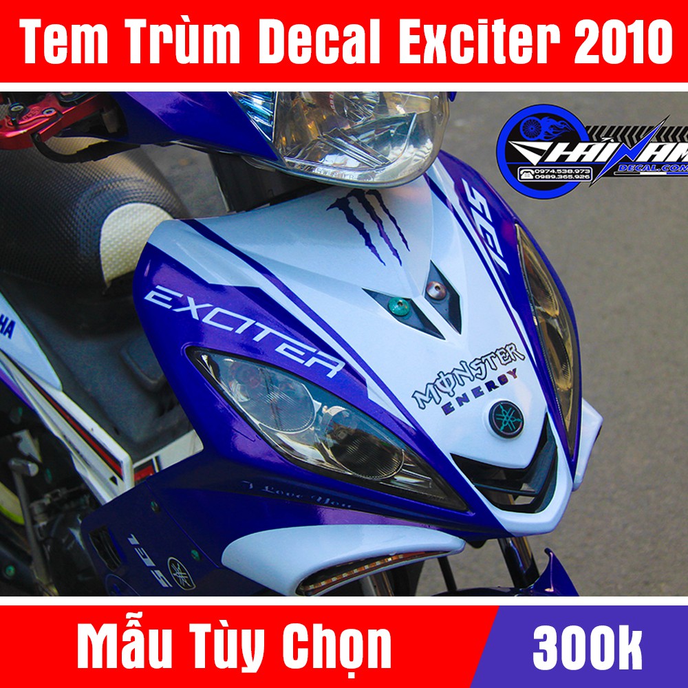 Tem Trùm Decal Exciter 2010 Mẫu Tùy Chọn | Shopee Việt Nam