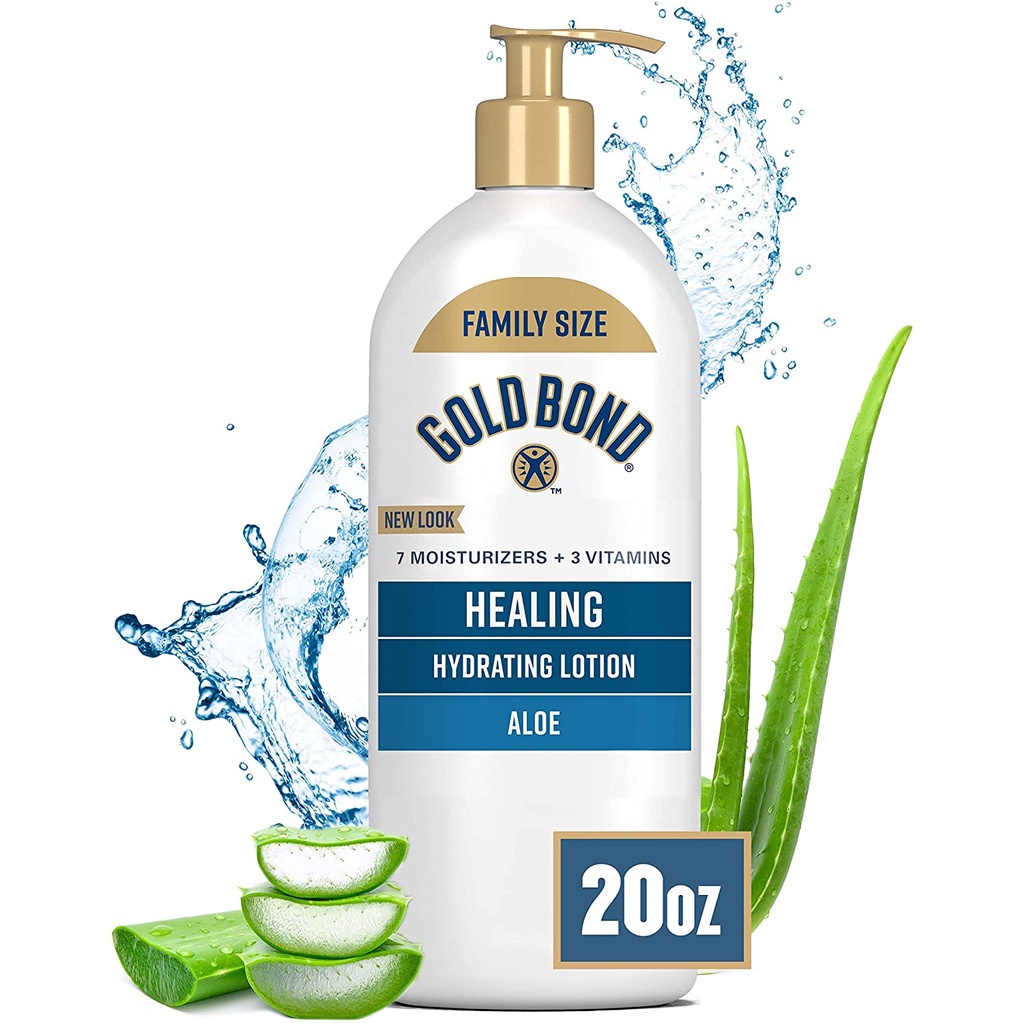 Kem cho da khô Gold Bond Ultimate Skin Therapy Lotion, Healing Aloe ...