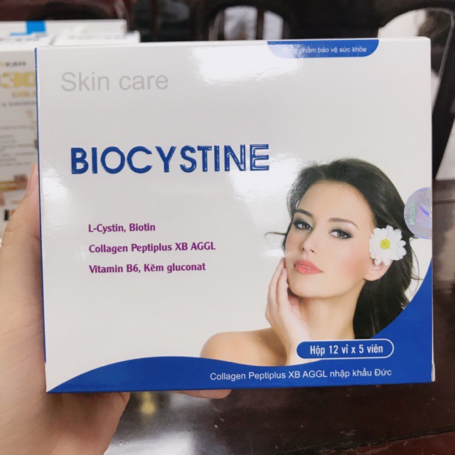 BIOCYSTINE VIÊN UỐNG ĐẸP DA, MỌC TÓC, CHỐNG LÃO HÓA (MP1) | Shopee Việt Nam