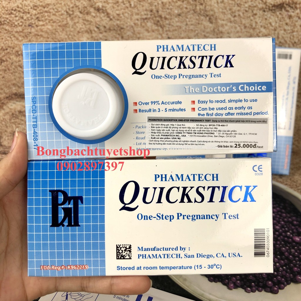 Que thử thai Quickstick hàng chính hãng | Shopee Việt Nam