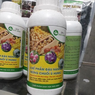 Chế phẩm đậu nành, trứng chuối ủ humic (chai 500ml) | Shopee Việt Nam