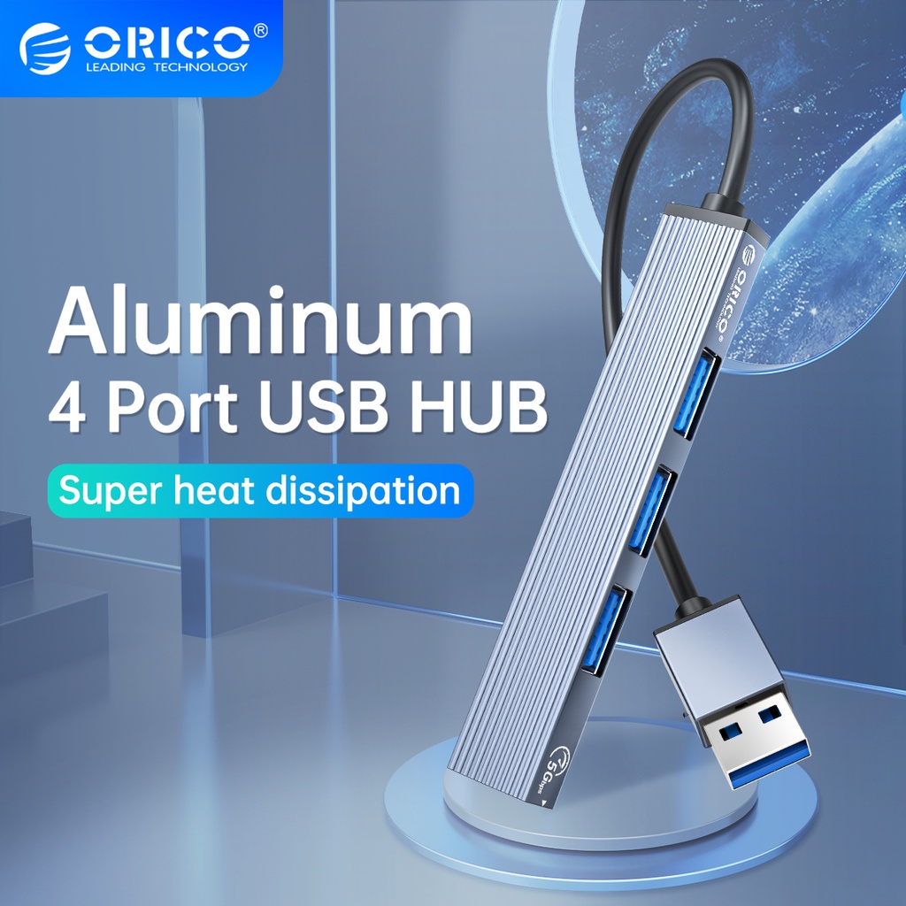 Orico USB Hub Nhôm 4 Cổng USB 3.0 2.0 Đa Bộ Chia Bộ Chuyển ĐổiOTG Di Động TF Dock Cho Macbook ...