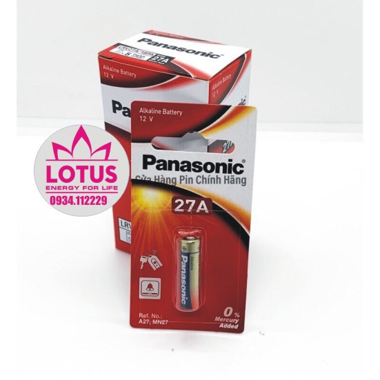 Pin A27 Panasonic 12V Remote xe, cửa cuốn, chuông cửa! Chính hãng. | Shopee Việt Nam