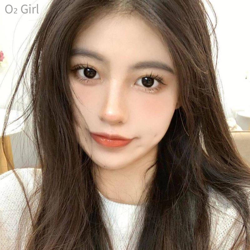 Set 2 Kính Áp Tròng Màu Đen contact lenses 0 ~ - 8.00 black len 14.2mm ...