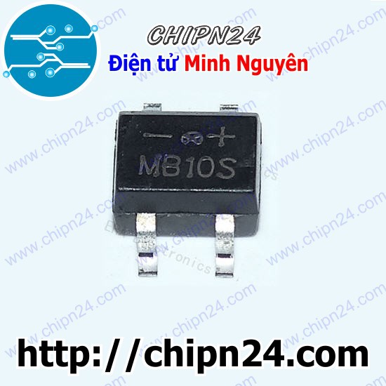 [7 CON] (KG2) Cầu Diode MB10S 0.5A 1000V SOP-4 (SMD Dán) | Shopee Việt Nam