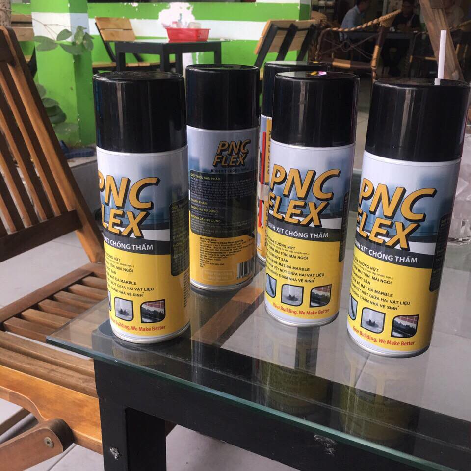 Bình Xịt Chống Thấm Tường - Chống Thấm Khe Nứt PNC FLEX Màu Trong Suốt ...