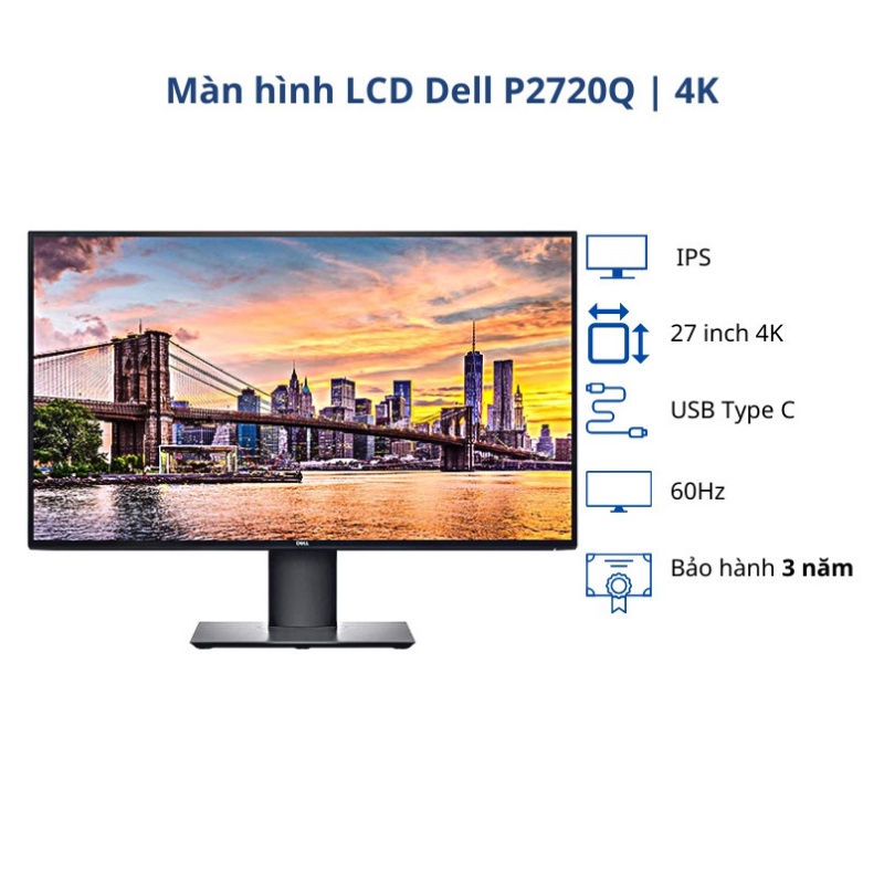 Màn hình máy tính Dell UltraSharp U2723QE & U2720Q & U2722D U2722DE ...