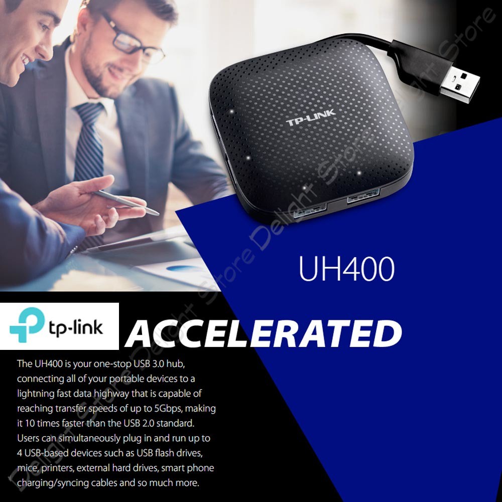 TP-link UH400 USB 3.0 4-Port Portable Hub Data | Shopee Việt Nam