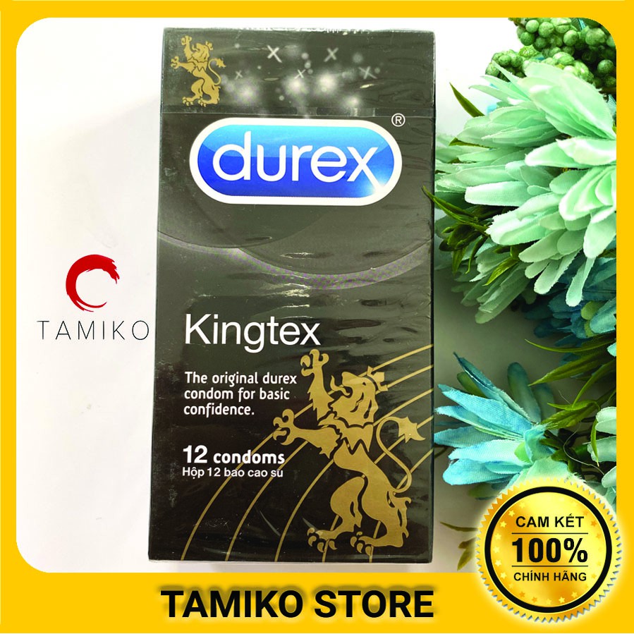 [Chính Hãng] Bao Cao Su DUREX KINGTEX - Siêu mỏng, Ôm Sát Cỡ 49mm -Hộp 12 Cái- Xuất xứ Anh Quốc ...