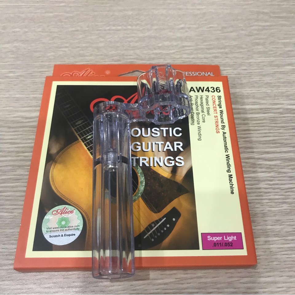 Dây đàn guitar Acoustic Alice AW436 kèm tay quay | Shopee Việt Nam