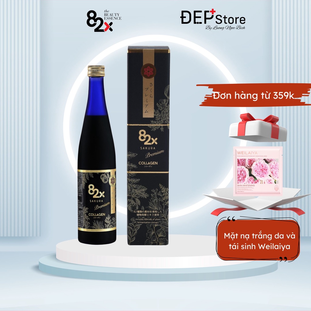 82X COLLAGEN SAKURA PREMIUM (DÒNG CAO CẤP) Dạng Nước 120.000mg Collagen ...