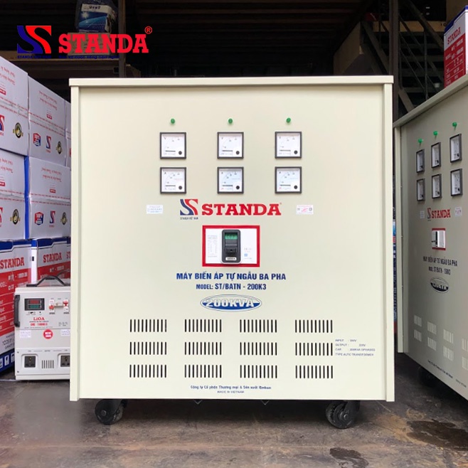 Biến áp tự ngẫu STANDA 200KVA 3 pha, điện áp vào 380V điện áp ra 220V ; 200V - STANDA | Shopee ...