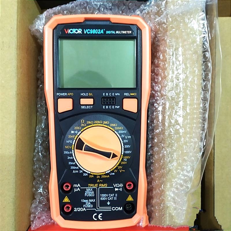 Đồng hồ vạn năng hiển thị số VICTOR VC-9802A+ | Shopee Việt Nam