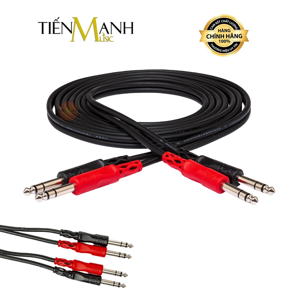 [Chính Hãng] Cặp Dây Cáp Loa Kiểm Âm Hosa 2 Đầu 6ly Stereo TRS CSS-202 ...