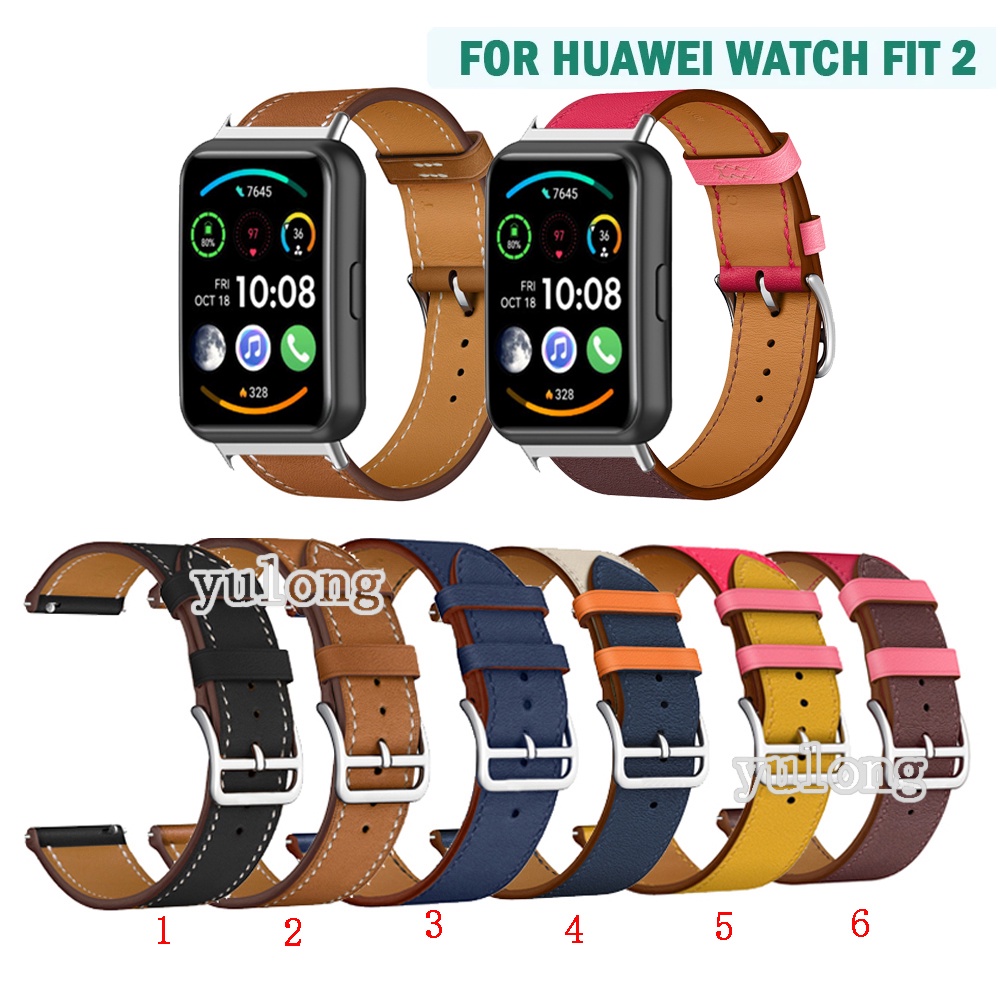 Dây Đeo Da Thay Thế Cho Đồng Hồ Thông Minh Huawei Watch fit2 fit2 | Shopee Việt Nam