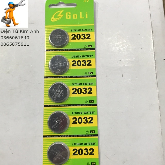 Pin 3V -Kí hiệu 2032 ( Vỉ 5 viên ) | Shopee Việt Nam
