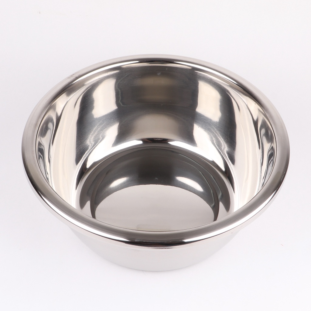 Thau chậu inox 304 sâu lòng cỡ lớn 40cm, Âu inox trộn bột làm bánh rửa ...