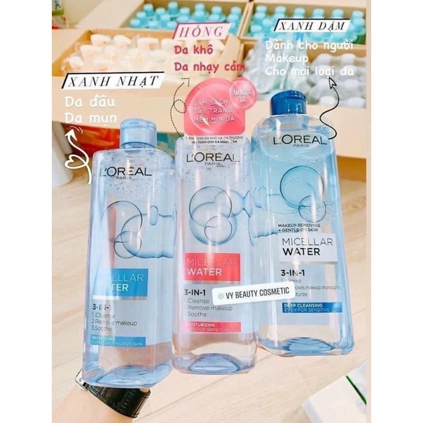 𝑵ướ𝒄 𝑻ẩ𝒚 𝑻𝒓𝒂𝒏𝒈 𝑳'𝑶𝒓𝒆𝒂𝒍 𝑴𝒊𝒄𝒆𝒍𝒍𝒂𝒓 𝑾𝒂𝒕𝒆𝒓 𝟑-𝒊𝒏-𝟏 | Shopee Việt Nam