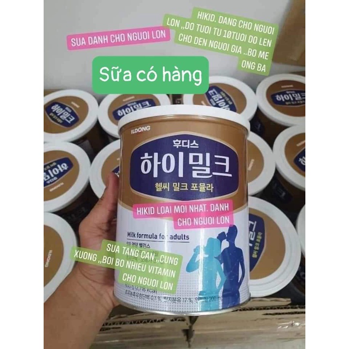 Sữa Hi-milk Ildong nội địa Hàn dành cho người lớn | Shopee Việt Nam