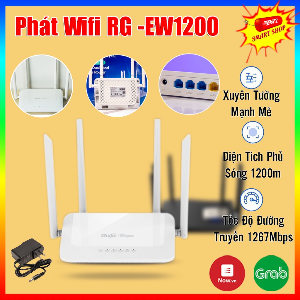 Bộ Phát Router Wifi Mesh RUIJIE RG-EW1200 AC1200 Dual-Band, Bộ Phát ...