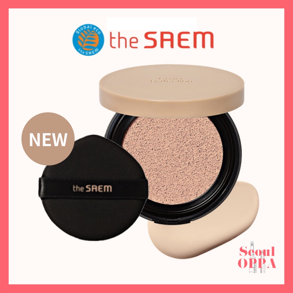 [the SAEM] Cover Perfection Concealer Cushion 12g+12g (Refill) Phấn ...