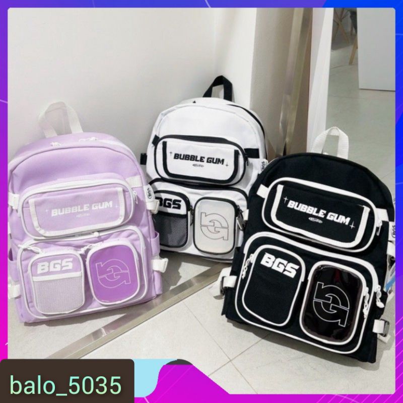 Balo Bubble Gum Studio đi học đi chơi thời trang nữ tặng kèm hộp bút | Shopee Việt Nam