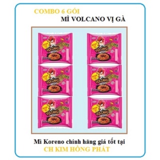 6 GÓI (118 G/GÓI) MÌ XÀO VOLCANO VỊ GÀ SIÊU TRỌNG - MÙA ĐÔNG KHÔNG LẠNH ...