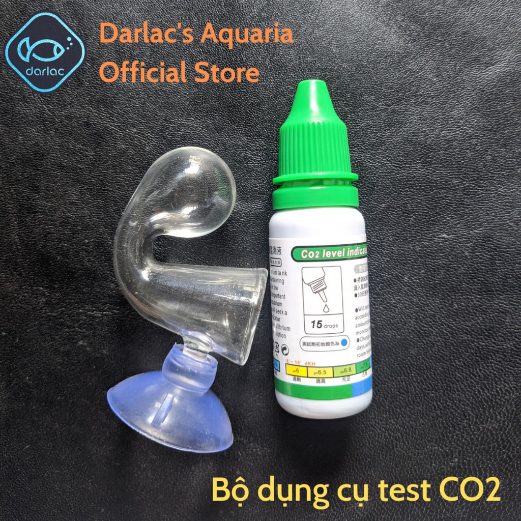 Kiểm tra Co2 - Bộ đo co2/test CO2 cho bể thủy sinh (Bao gồm cốc đo và ...