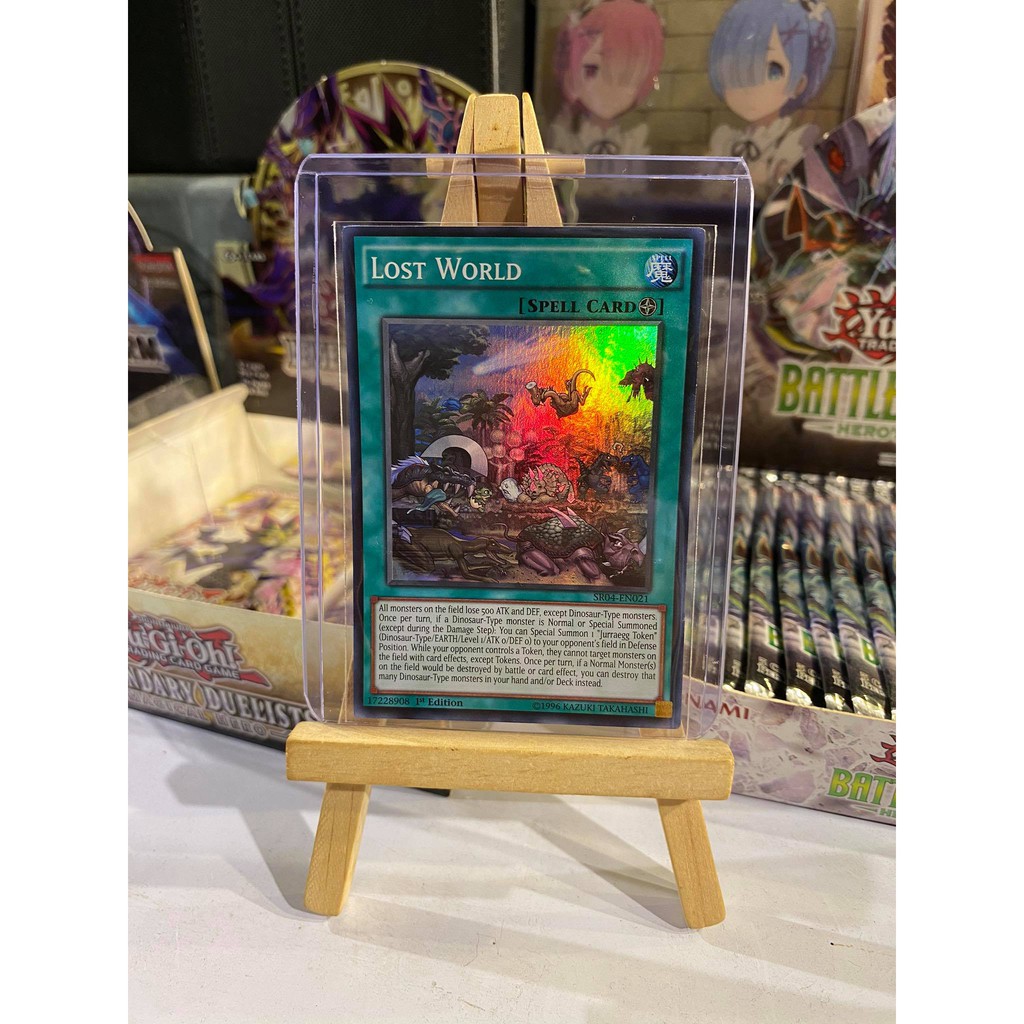 Lá bài thẻ bài Yugioh Lost World – Super Rare - Tặng bọc bài nhựa bảo ...