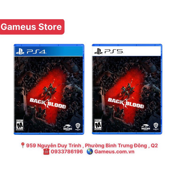 Đĩa Game Ps5/Ps4 : Back 4 Blood Hệ US | Shopee Việt Nam